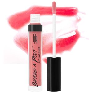 black radiance beyond a pout lip lacquer lip gloss, heat wave