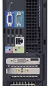 Dell Optiplex 9020 Desktop with Intel i7-4770, 16GB DDR3, 500GB SSD, Windows 10, 2 x 24 Inch Monitors, Monitor Stand, Keyboard and Mouse, WiFi, Mousepad (Renewed)