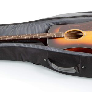 Levy's Leathers 100-Series Gig Bag for Dreadnought Guitars with Backpack Straps (LVYDREADGB100)