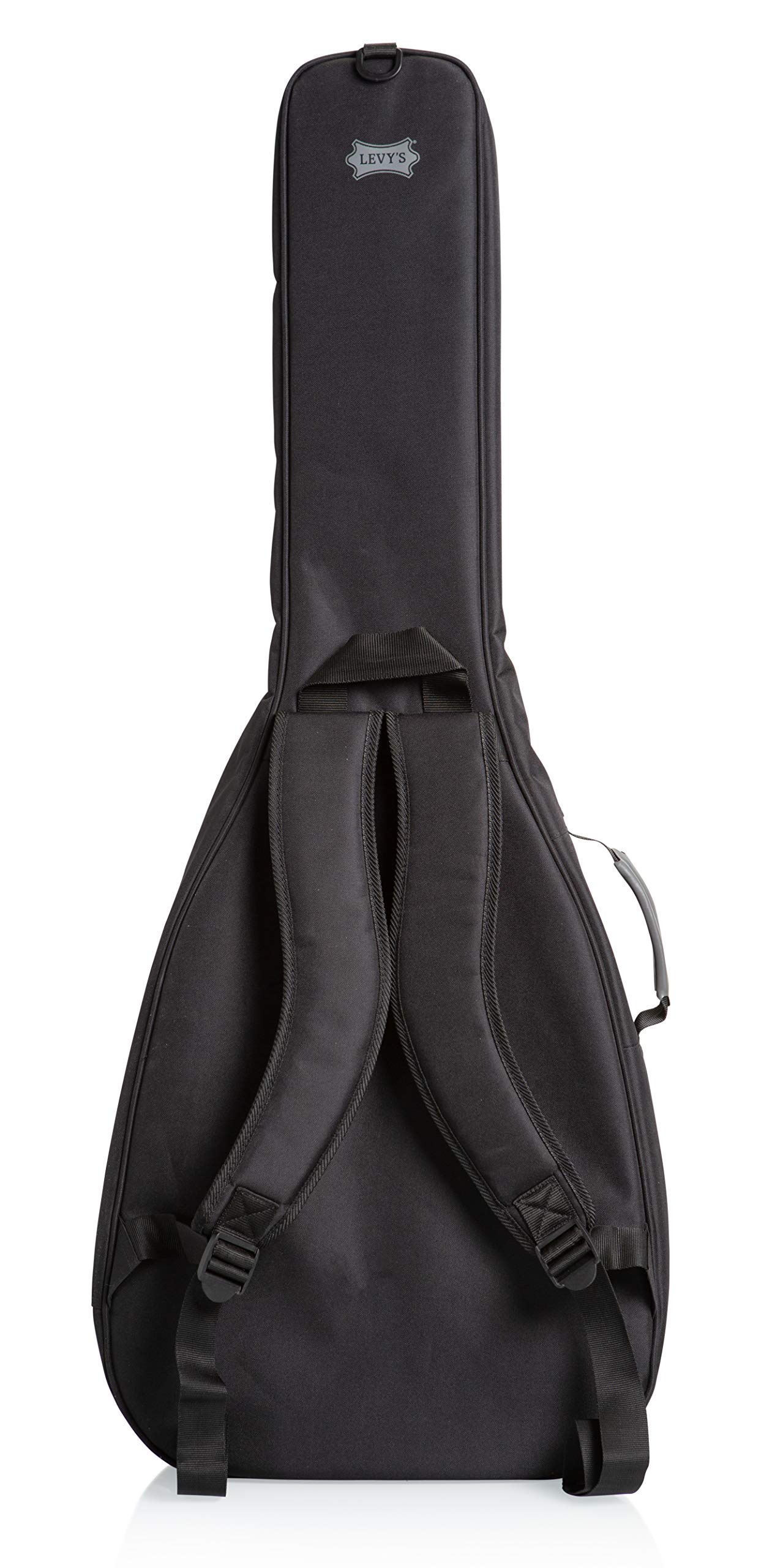 Levy's Leathers 100-Series Gig Bag for Dreadnought Guitars with Backpack Straps (LVYDREADGB100)