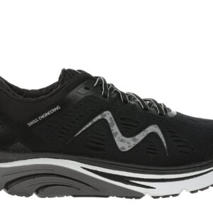 MBT Rocker Bottom Shoes Women’s – Athletic Running Walking Shoe MBT-2000, Black - 7 M US