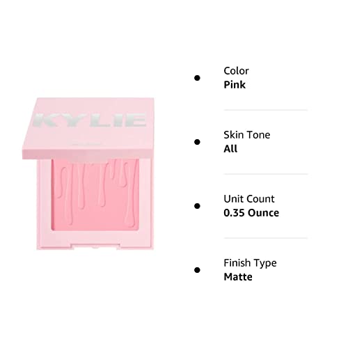 Kylie Cosmetics Pressed Blush Powder, Pink Power, 0.35 Ounce / 10 g