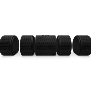 Air Audio The Worlds First Pull-Apart Wireless Bluetooth Speaker Portable Surround Sound and Multi-Room Use, Black