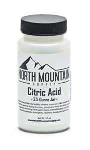 north mountain supply - ca-3.5oz pure food grade citric acid - 3.5 ounce jar