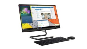 lenovo ideacentre a340 multitouch all in one desktop: 23.8", i3-8100t, 12gb ddr4 ram, 256gb ssd, dvd-rw burner, win 10 home