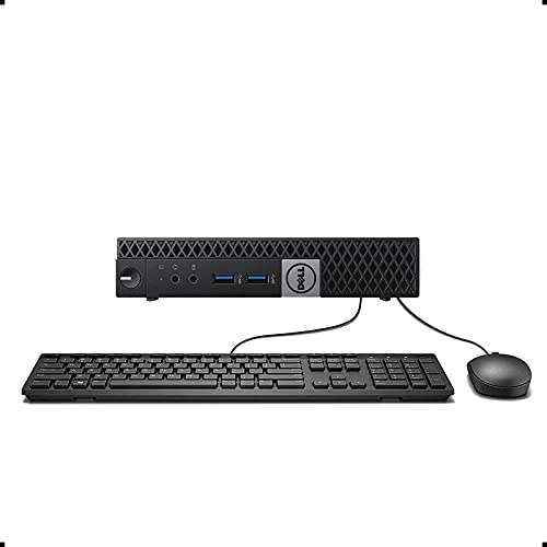 DELL OPTIPLEX 7040 6th Gen Micro Business Desktop Computer, Intel Quad Core i7 6700T up to 3.6GHz, 16G DDR4, 512G SSD, WiFi,HDMI, DP, Win 10 64-Bit Supports EN/ES/FR(Renewed)