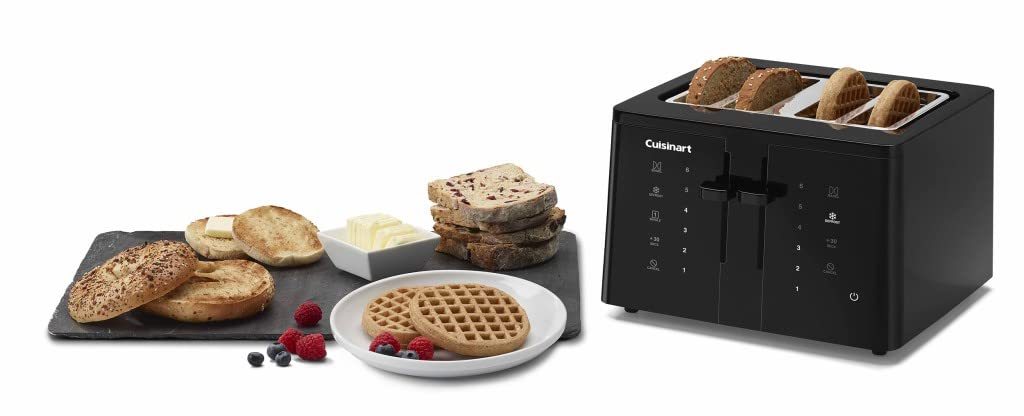 Cuisinart 4-Slice Touchscreen Toaster, Black, CPT-T40P1