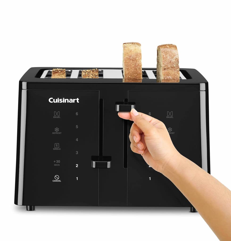 Cuisinart 4-Slice Touchscreen Toaster, Black, CPT-T40P1