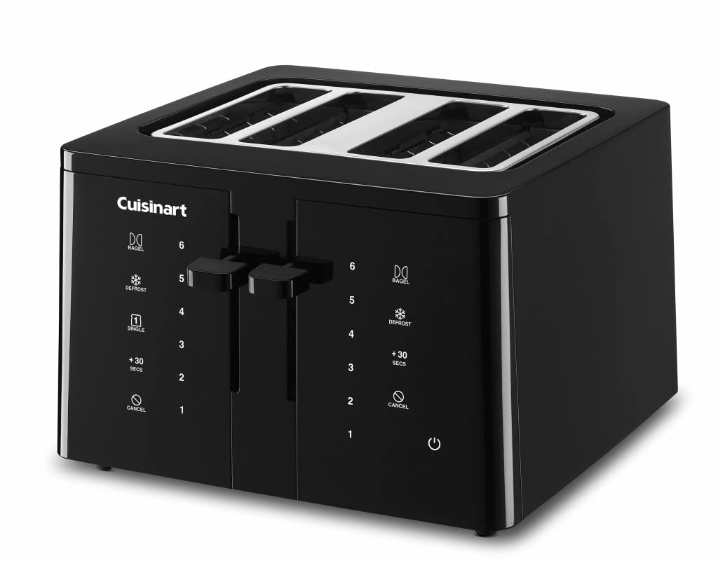 Cuisinart 4-Slice Touchscreen Toaster, Black, CPT-T40P1