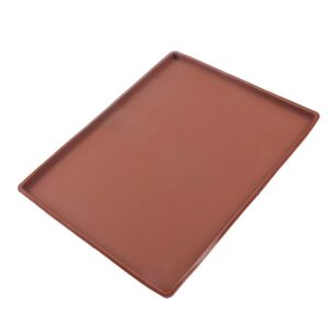 hemoton oven-safe baking mat pastry mat s cookie cutters cookies mat baking tray pan cake mat pizza leakproof mat s swiss roll cake mat non stick baking sheet