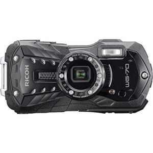 ricoh wg-70 black waterproof digital camera 16mp (black) (intenational model)