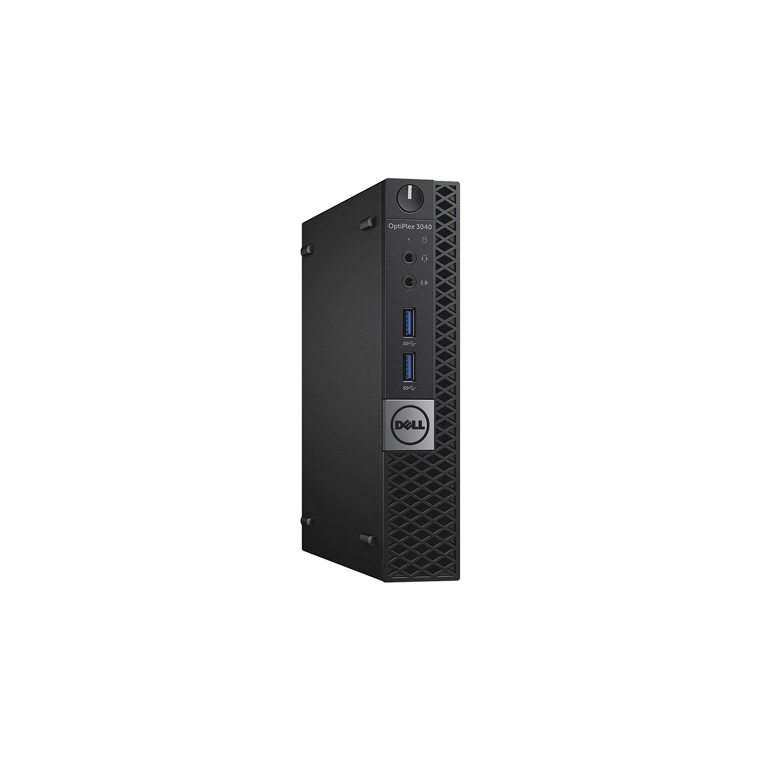 Dell OptiPlex 3040 Micro Business Desktop PC, Intel Quad Core i5-6500T up to 3.1GHz, 8G DDR3L, 256G SSD, WiFi, BT 4.0, Windows 10 Pro 64 Bit-Multi-Language Supports English/Spanish/French(Renewed)