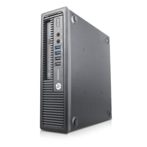 hp elitedesk 800 g1 ultra small form desktop pc, intel quad core i5-4670s up to 3.8ghz, 8g ddr3, 500g, wifi, bt 4.0, windows 10 64 bit-multi-language supports english/spanish/french(renewed)