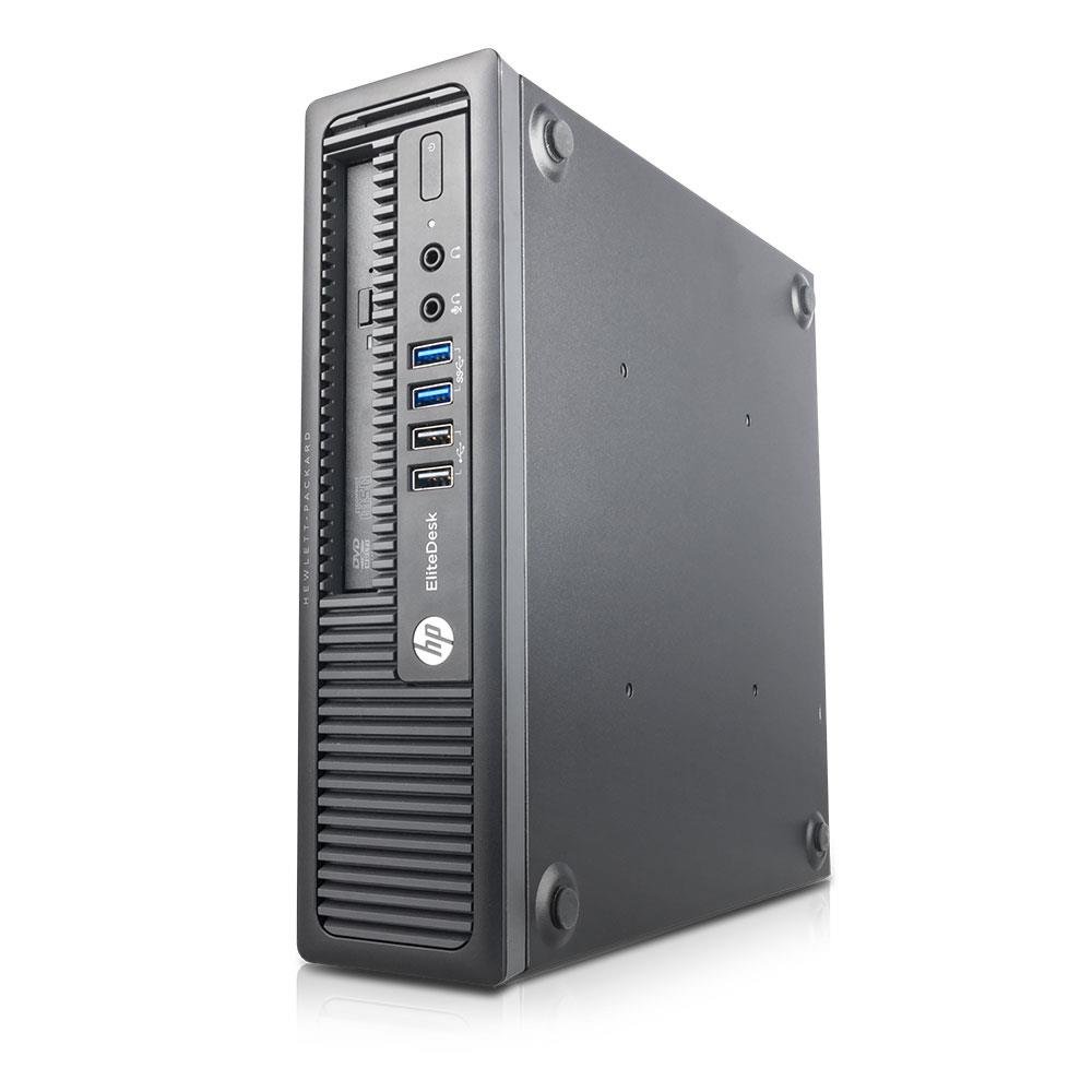 HP EliteDesk 800 G1 Ultra Small Form Desktop PC, Intel Quad Core i5-4670s up to 3.8GHz, 8G DDR3, 500G, WiFi, BT 4.0, Windows 10 64 Bit-Multi-Language Supports English/Spanish/French(Renewed)