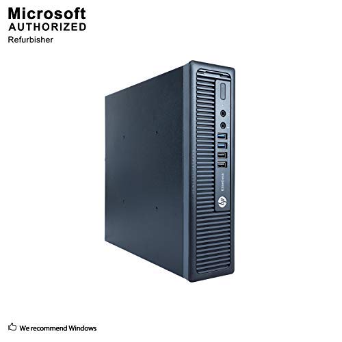 HP EliteDesk 800 G1 Ultra Small Form Desktop PC, Intel Quad Core i5-4670s up to 3.8GHz, 8G DDR3, 500G, WiFi, BT 4.0, Windows 10 64 Bit-Multi-Language Supports English/Spanish/French(Renewed)