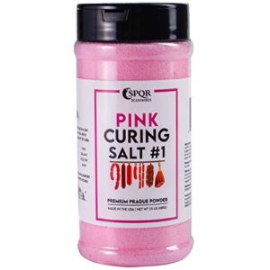 curing salt no.1. quick cure premium prague powder xl 1.5 pound bottle by spqr seasonings