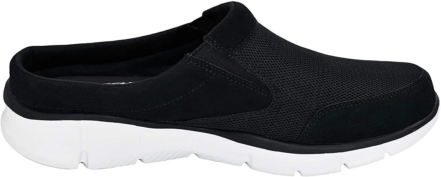 Skechers Sport Men's Equalizer Coast to Coast Mule, Black/White, 12 M US