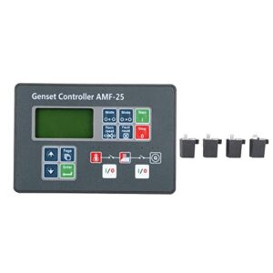 generator set dc 8-35v amf-25, generator automatic controller, automatic or manual start/stop, generator set measurement u1-u3, i1-i3, hz, kva, kw, kvar, kwh