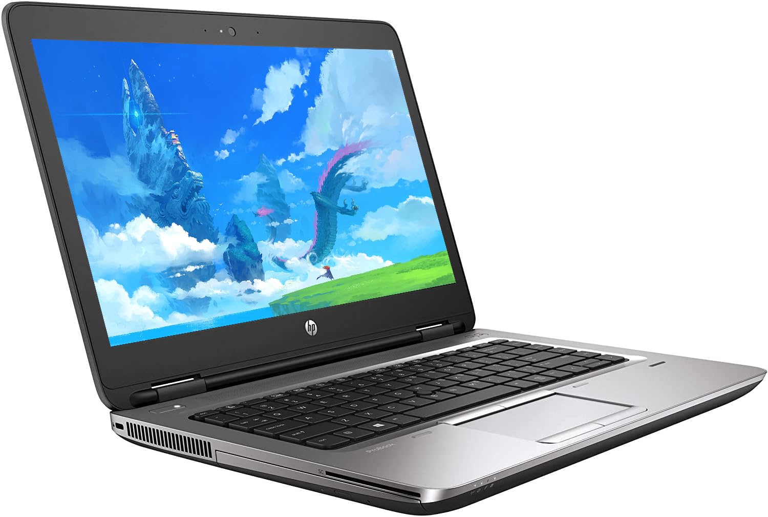 HP ProBook 640 G2 14" Anti-Glare Full HD FHD (1920x1080) Business Laptop (Intel Core i5-6300U, 16GB R4 Memory, 256GB NVMe PCIe DDm.2 SSD) Win 10 Pro Professional 64 bit (Renewed)