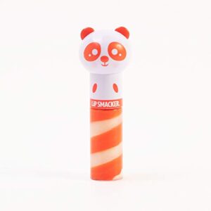 lip smacker lippy pals swirls panda, flavored moisturizing & smoothing soft shine lip balm, hydrating & protecting fun tasty glossy finish, cruelty-free & vegan - paws-itively peachy