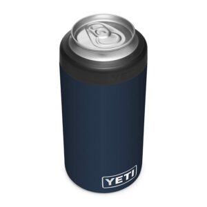 yeti rambler 16 oz. colster tall can insulator for tallboys & 16 oz. cans, navy