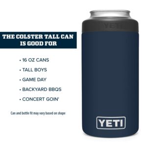 YETI Rambler 16 oz. Colster Tall Can Insulator for Tallboys & 16 oz. Cans, Navy