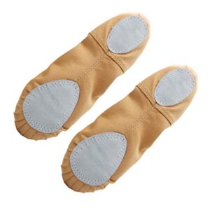 1 Pair Ballet Shoe Dance Gear Soft Sole Dance Shoes Mens Dance Shoes Kids Ballet Slippers Childrens Slippers Ballet Pointe Shoe Mens Slipper Elastic Mouth Girl Child Leather Shoes