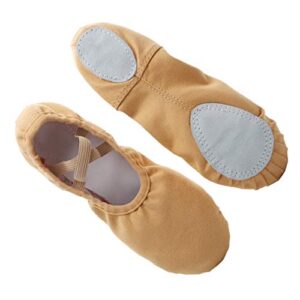 1 Pair Ballet Shoe Dance Gear Soft Sole Dance Shoes Mens Dance Shoes Kids Ballet Slippers Childrens Slippers Ballet Pointe Shoe Mens Slipper Elastic Mouth Girl Child Leather Shoes