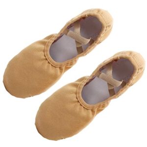 1 Pair Ballet Shoe Dance Gear Soft Sole Dance Shoes Mens Dance Shoes Kids Ballet Slippers Childrens Slippers Ballet Pointe Shoe Mens Slipper Elastic Mouth Girl Child Leather Shoes