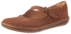 el naturalista women's mary jane flat, wood, 5 big kid