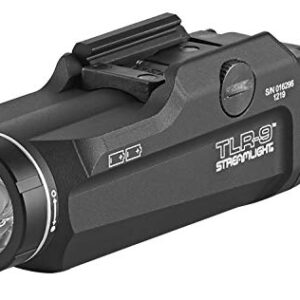 Streamlight 69464 TLR-9 Flex Low-Profile Rail-Mounted Tactical Light with CR123A Lithium Batteries, Black