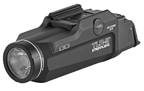 Streamlight 69464 TLR-9 Flex Low-Profile Rail-Mounted Tactical Light with CR123A Lithium Batteries, Black