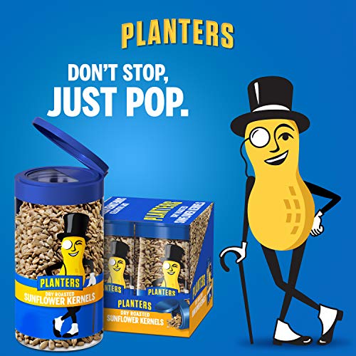 Planters Pop & Pour Dry Roasted Sunflower Seeds, (4 - 5.85 oz. Jars)