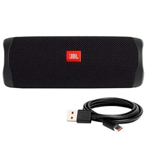 jbl jblflip5blkam flip 5 waterproof portable bluetooth speaker black