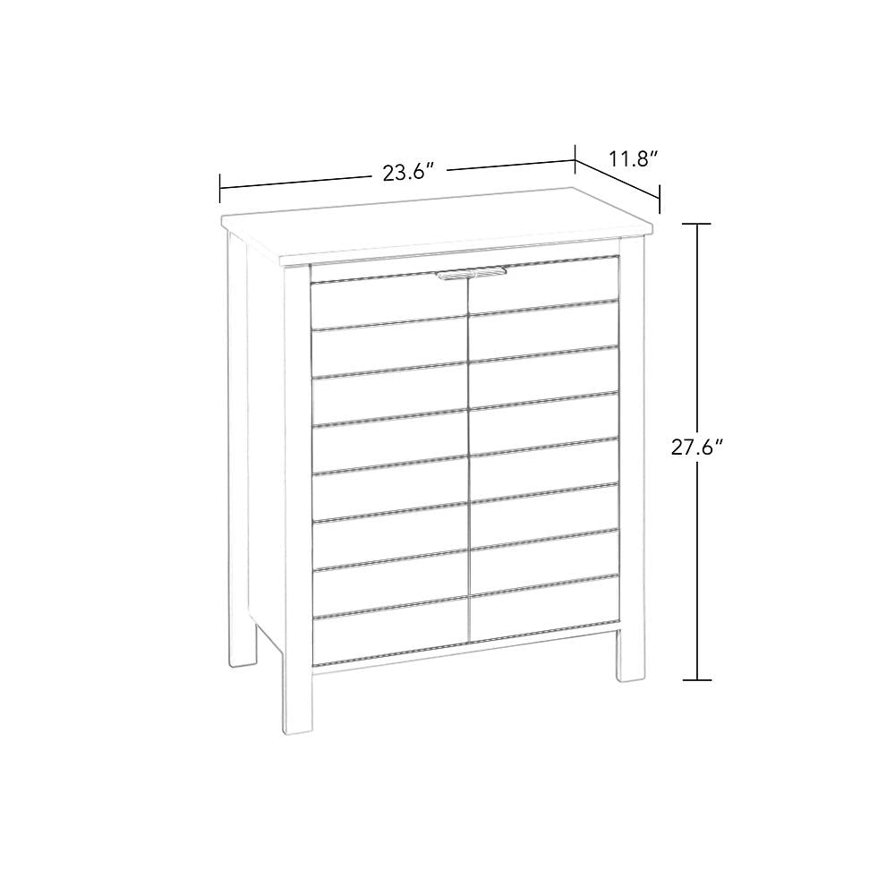 RiverRidge, Gray Madison Two-Door Floor Cabinet, Size