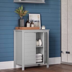 RiverRidge, Gray Madison Two-Door Floor Cabinet, Size