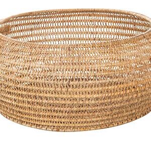 Kouboo Cambria Open Weave Basket, Honey-Brown