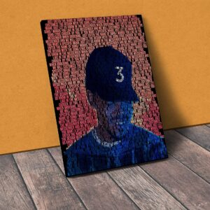 Chance The Rapper Custom Lyric Canvas Poster Print-Wrapped Canvas Print