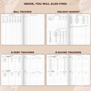 GoGirl Budget Planner – Monthly Financial Planner Organizer Budget Book. Expense Tracker Notebook Journal to Control Money, A5 (Rose Gold)