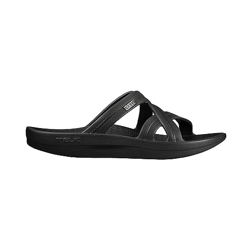 TELIC Women's Mallory Slide Sandals - Lightweight, Waterproof, Arch-Supporting, Impact-Reducing - Great for Pool, Beach & Everyday Wear