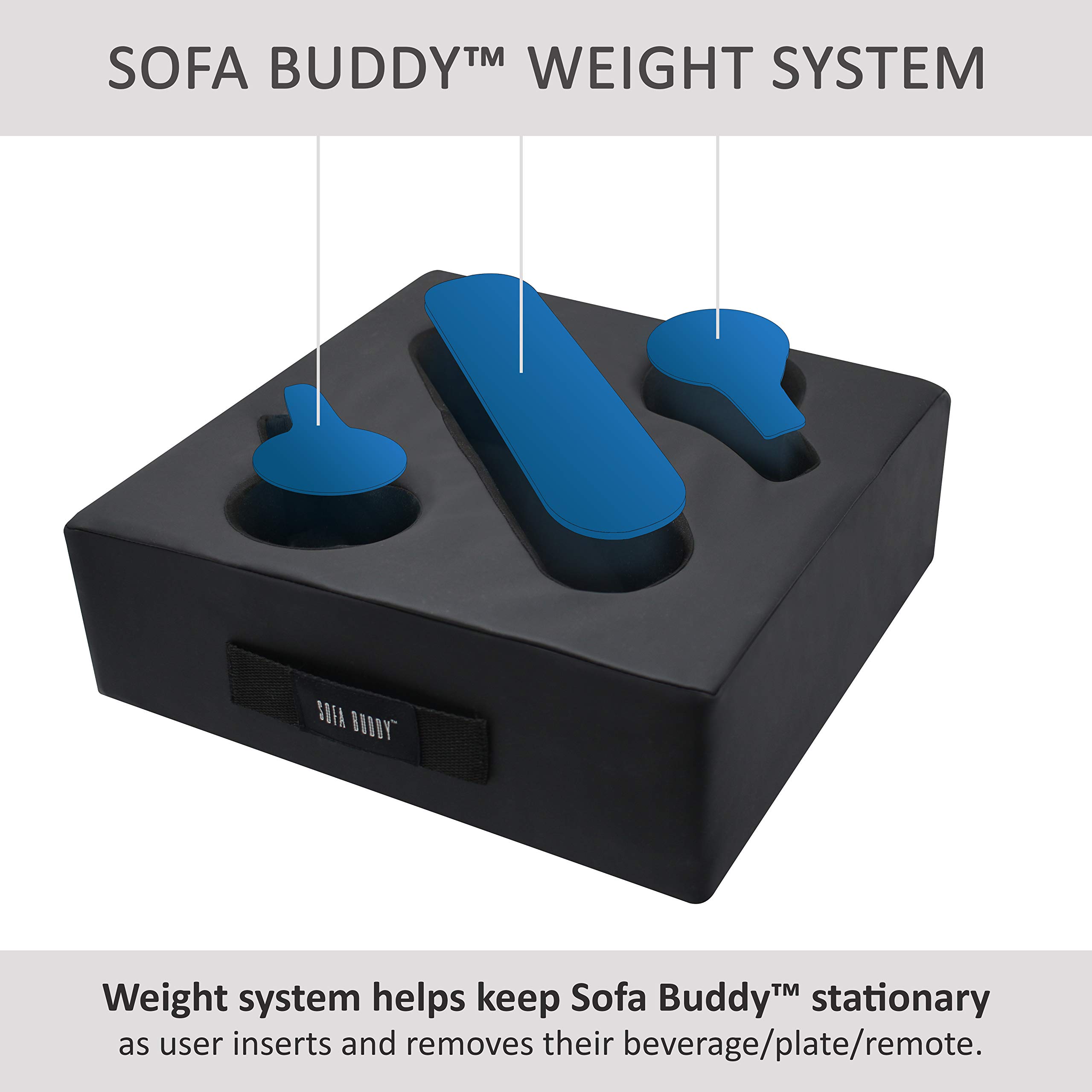 MOOKUNDY - Introducing Sofa Buddy - Convenient Couch Cup Holder, Couch Caddy, Sofa Cup Holder. The Perfect Couch Accessory