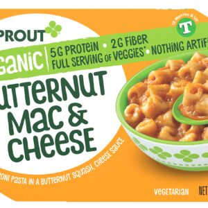 Sprout Foods Organic Toddler Meal Butternut Mac & Cheese, 5 Oz