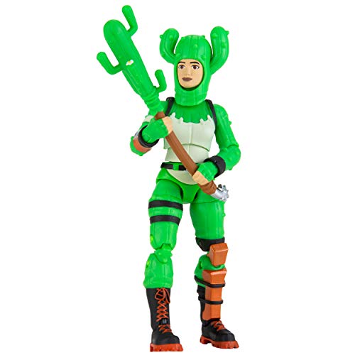 Fortnite Alchemist Squad Mode, 4 Figure Pack - 4 Inch King Flamingo, Prickly Patroller, Bigfoot, Elite Agent Collectible Action Figures, Plus 5 Harvesting Tools, 4 Weapons, 4 Building Materials