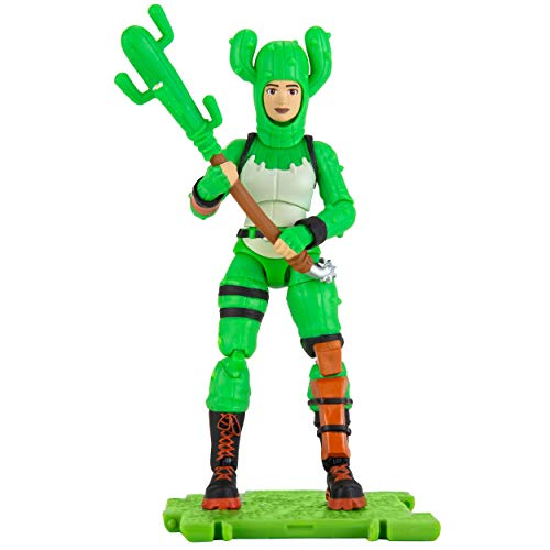 Fortnite Alchemist Squad Mode, 4 Figure Pack - 4 Inch King Flamingo, Prickly Patroller, Bigfoot, Elite Agent Collectible Action Figures, Plus 5 Harvesting Tools, 4 Weapons, 4 Building Materials