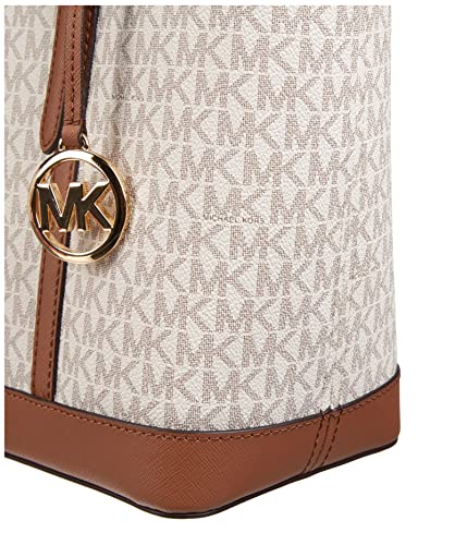 Michael Kors Jet Set Travel Signature Small Top Zip Shoulder Tote Vanilla