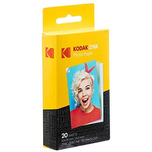 KODAK Smile Instant Print Digital Camera (Red) Scrapbook Photo Album Kit