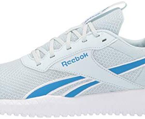 Reebok Women's Flexagon Energy TR 2.0 Cross Trainer, Glass Blue/Horizon Blue/White, 5.5