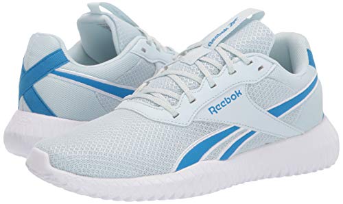 Reebok Women's Flexagon Energy TR 2.0 Cross Trainer, Glass Blue/Horizon Blue/White, 5.5