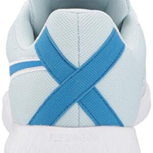 Reebok Women's Flexagon Energy TR 2.0 Cross Trainer, Glass Blue/Horizon Blue/White, 5.5