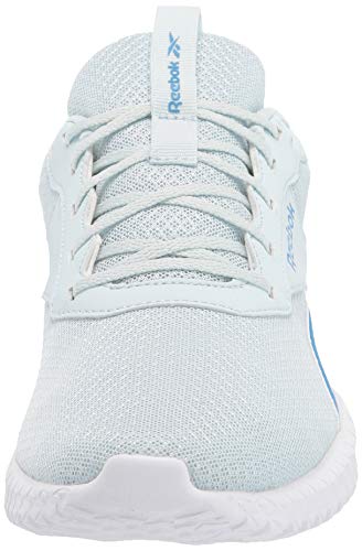 Reebok Women's Flexagon Energy TR 2.0 Cross Trainer, Glass Blue/Horizon Blue/White, 5.5